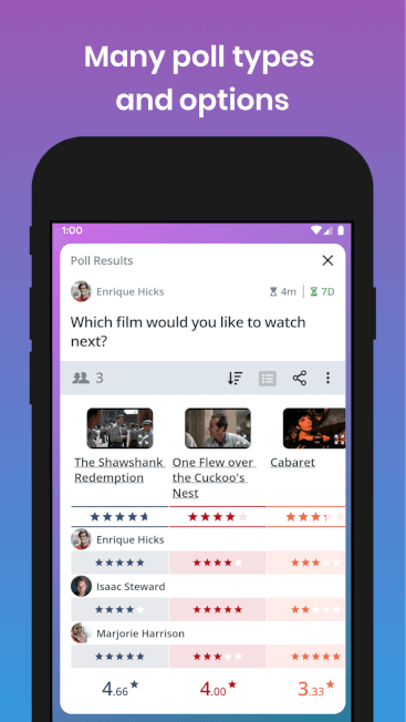 Poll For All - Create and share online polls and surveys for free