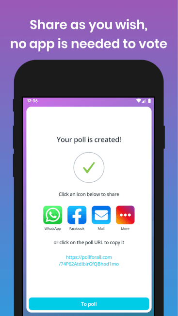 Poll For All - Create and share online polls and surveys for free