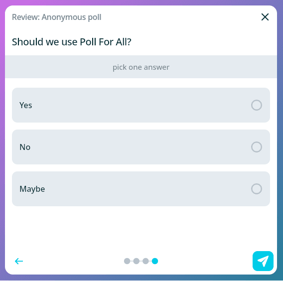 Poll For All - How to Create Polls