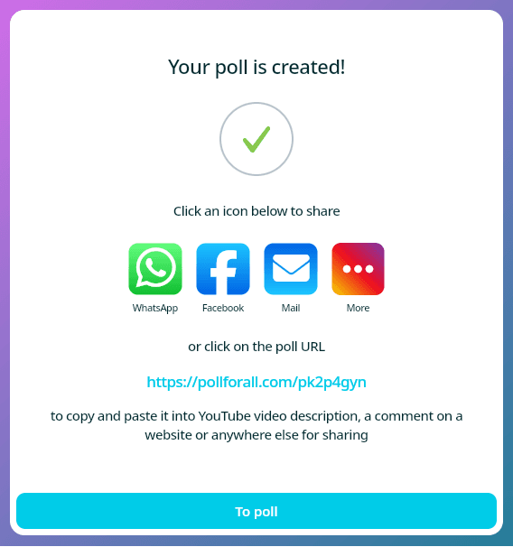 Poll For All - How to Create Polls